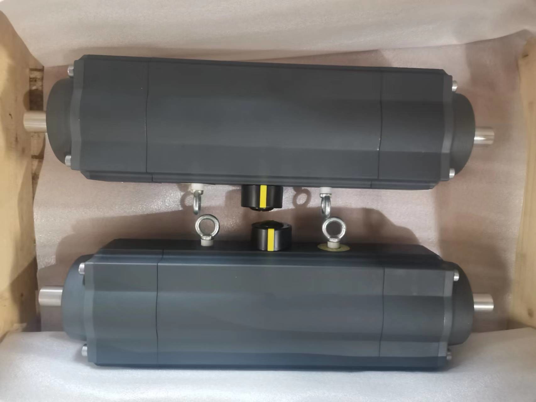 Two customized 3-Position pneumatic acuators will be shipped by Air ...