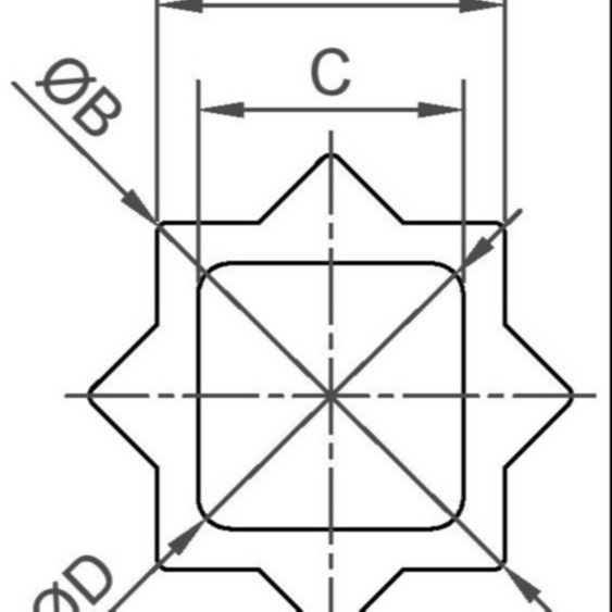 Small Valve Actuator Mounting Kits Star Reduction Adaptor To Adapt ...