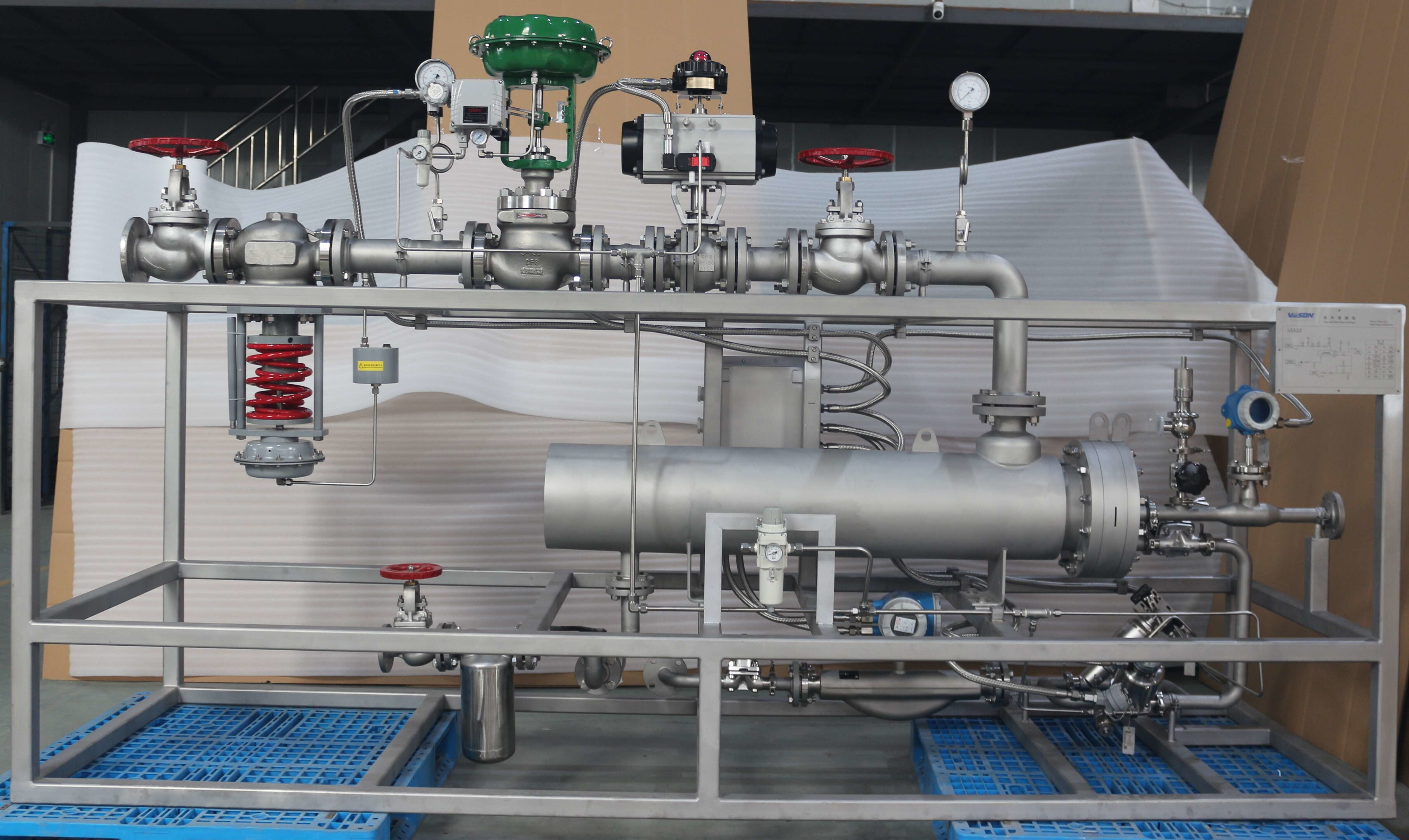 Industrial Skid Mounted Equipment For Heat Exchanger Steam Valve