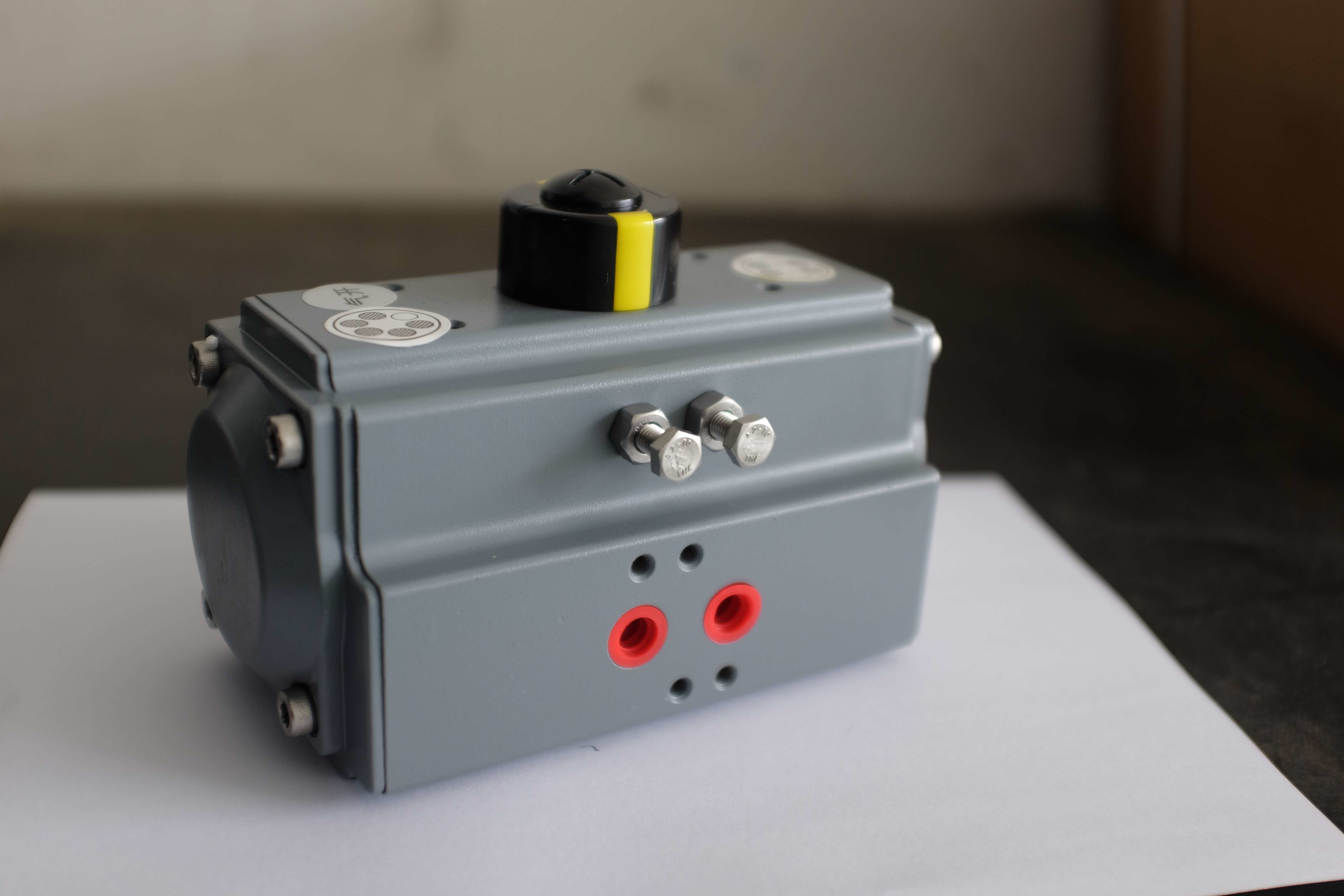 High / Low Temperature Pneumatic Air Actuator Ptfe Coated Double Acting ...