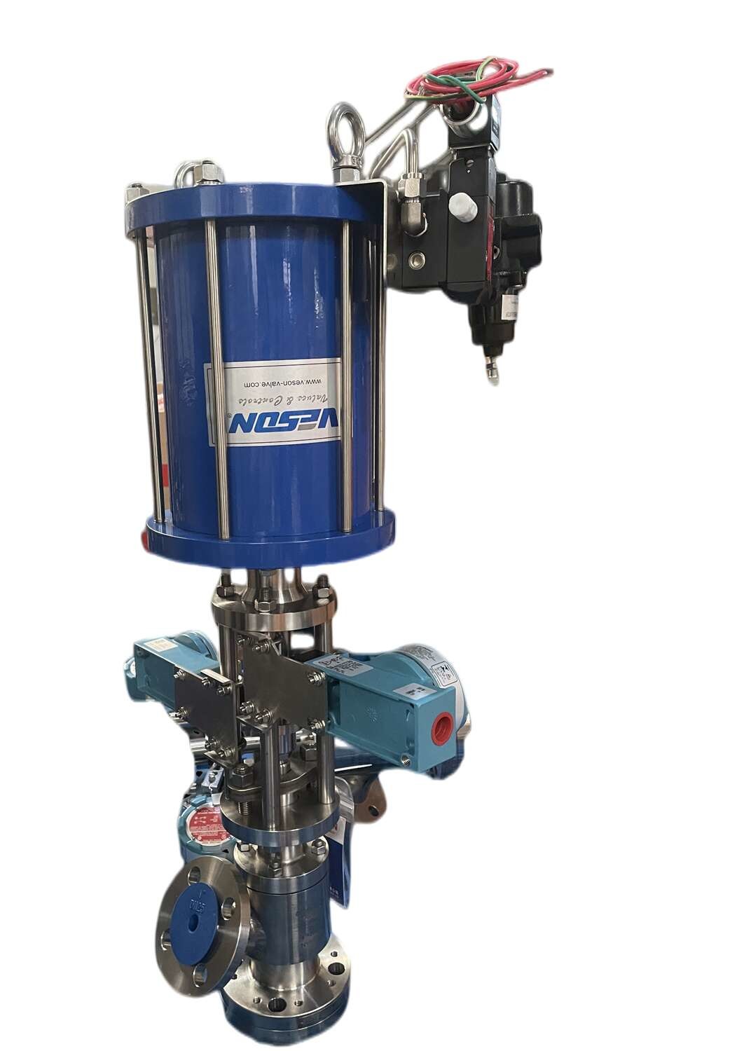 Discharging Materials Pneumatic On Off Valve Reaction Kettle Tank ...