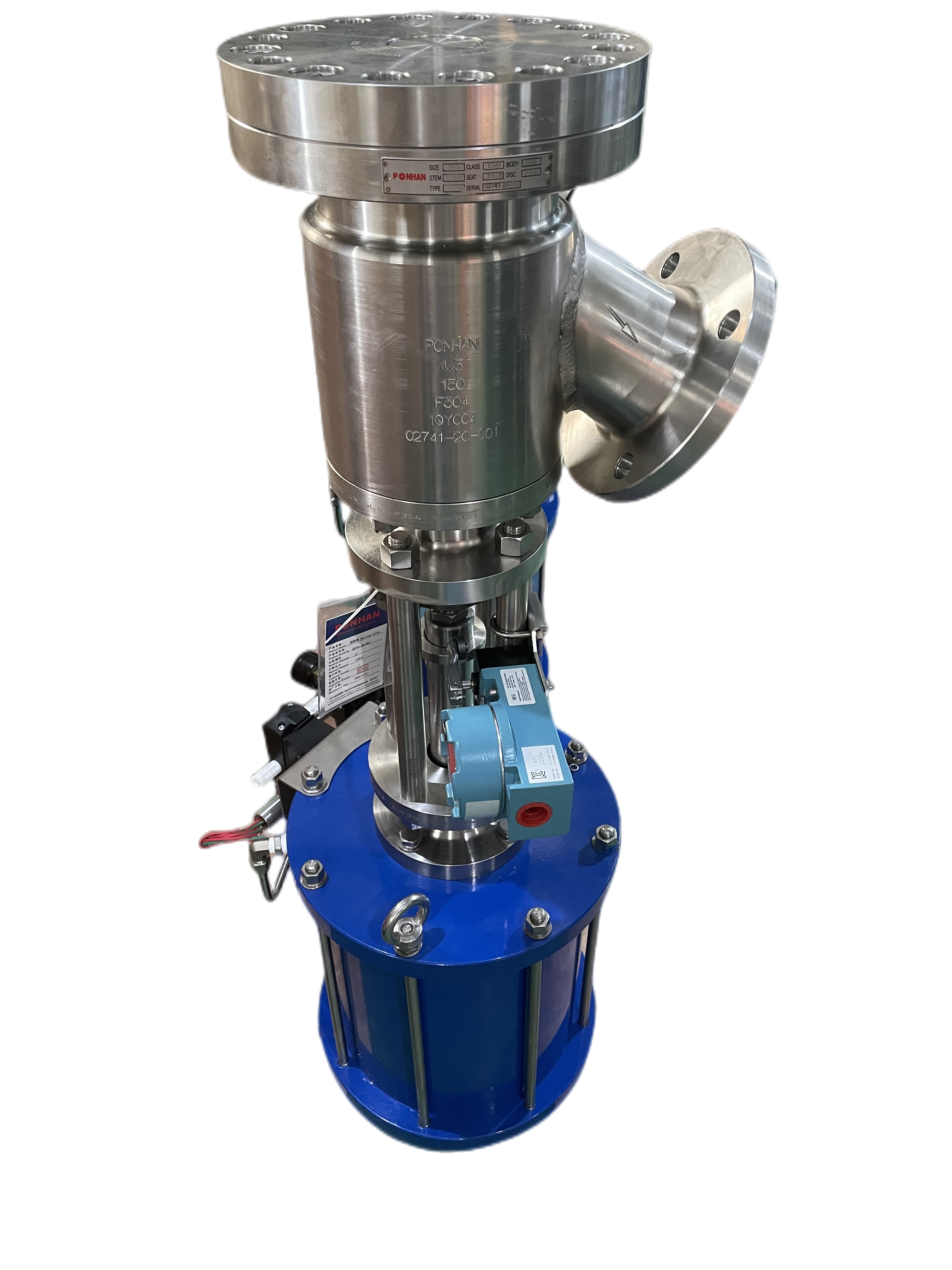 SS304 Discharge Bottom Outlet Valves For Storage / Reaction Kettle Tank