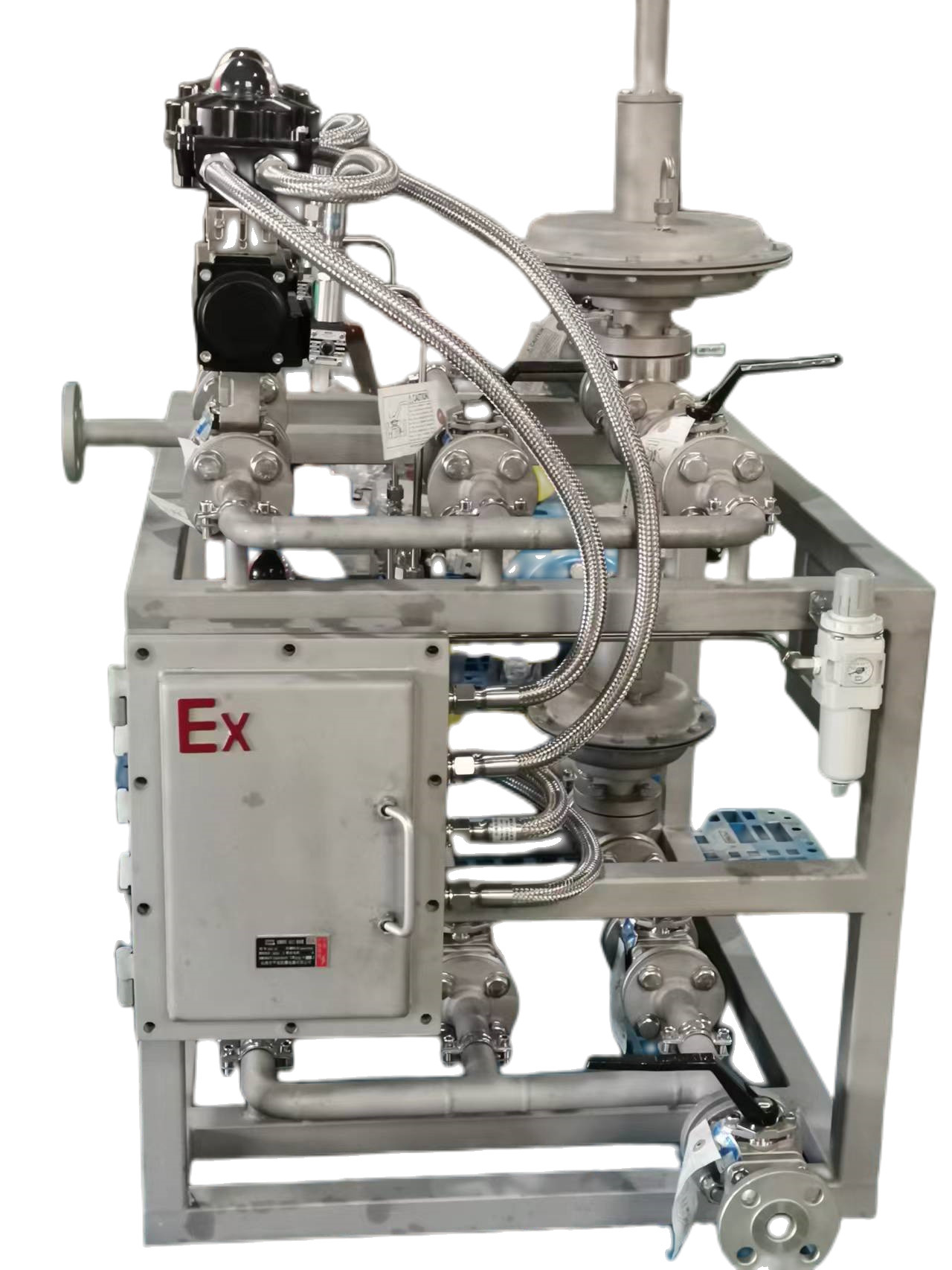 Valve Skid Mounted Pressure Reducing Steam Valve Manifolds Mounted ...