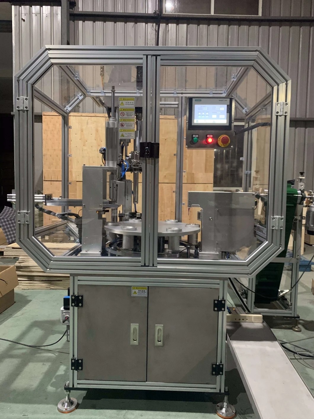 PLC Control Custom Automated Machines Horizontal Glue Filling Machine