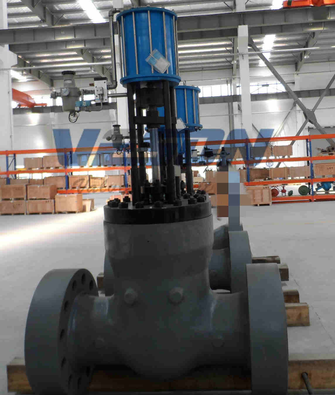 Single / Double Acting Pneumatic Linear Actuator Modular Design ISO CE ...