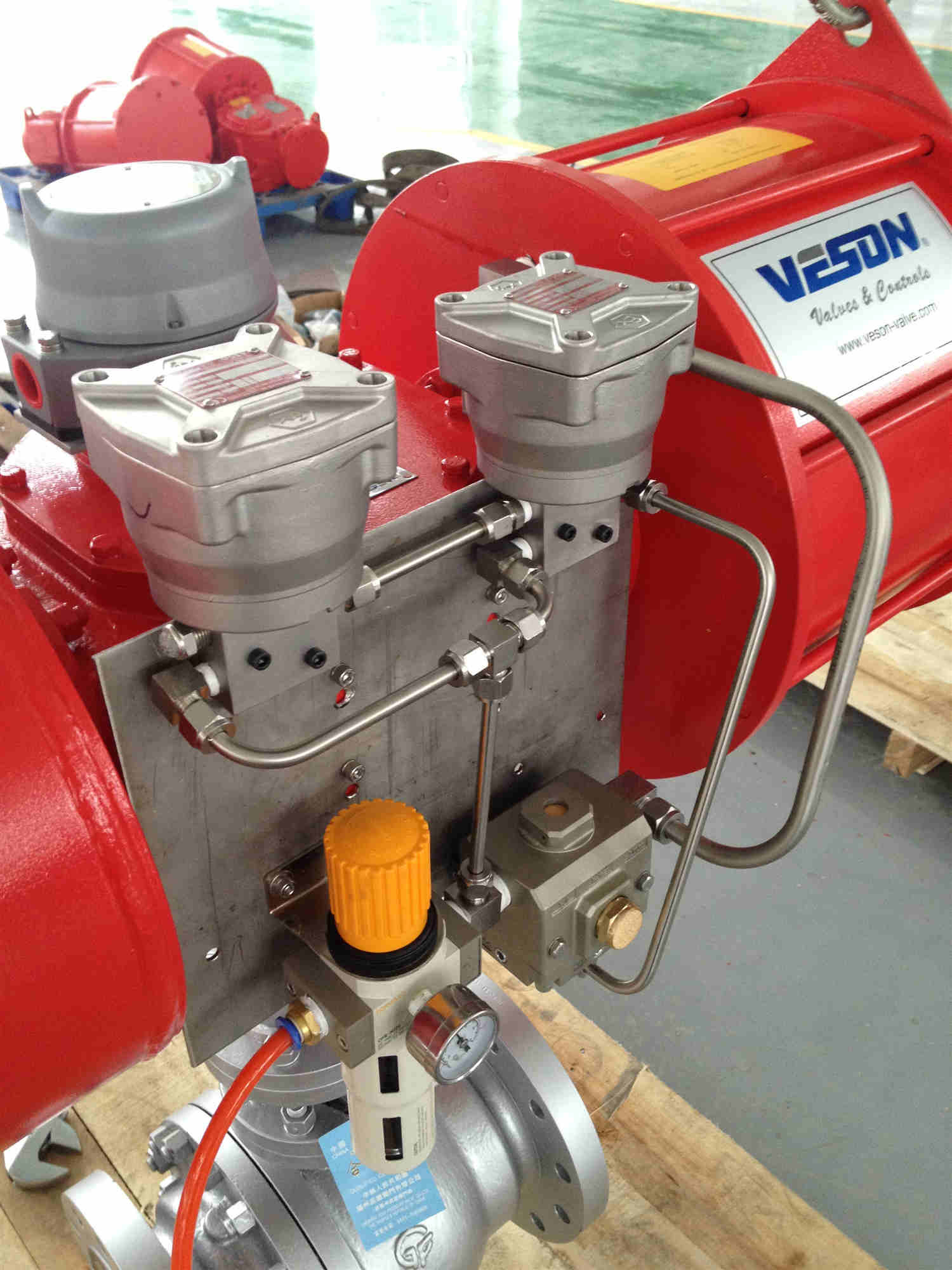 High Accuracy Emergency Shutdown Valve Quarter Turn Operation Close ...