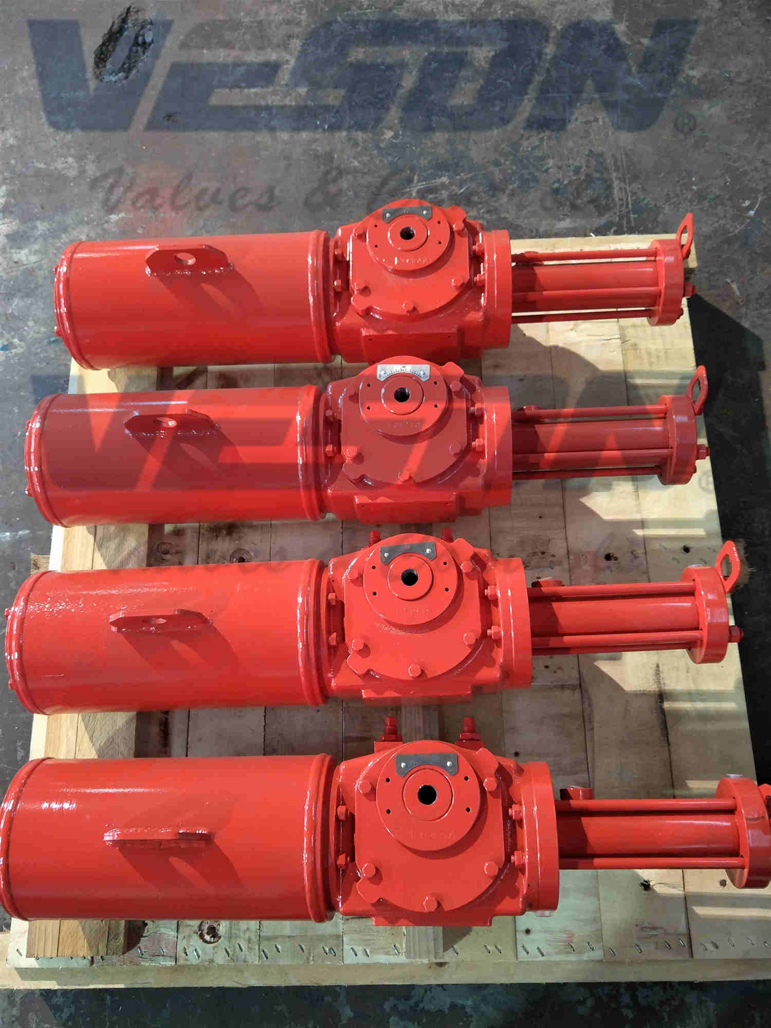 High Pressure Double Acting Hydraulic Actuator Scotch Yoke Actuator ...