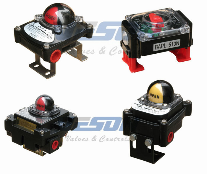 Solid Design Valve Position Indicator Limit Switch Box For Pneumatic ...