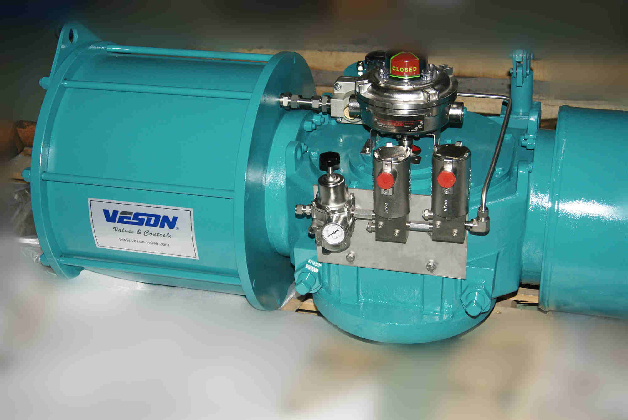Industrial Heavy Duty Valve Operating System For Piping Long Working Life