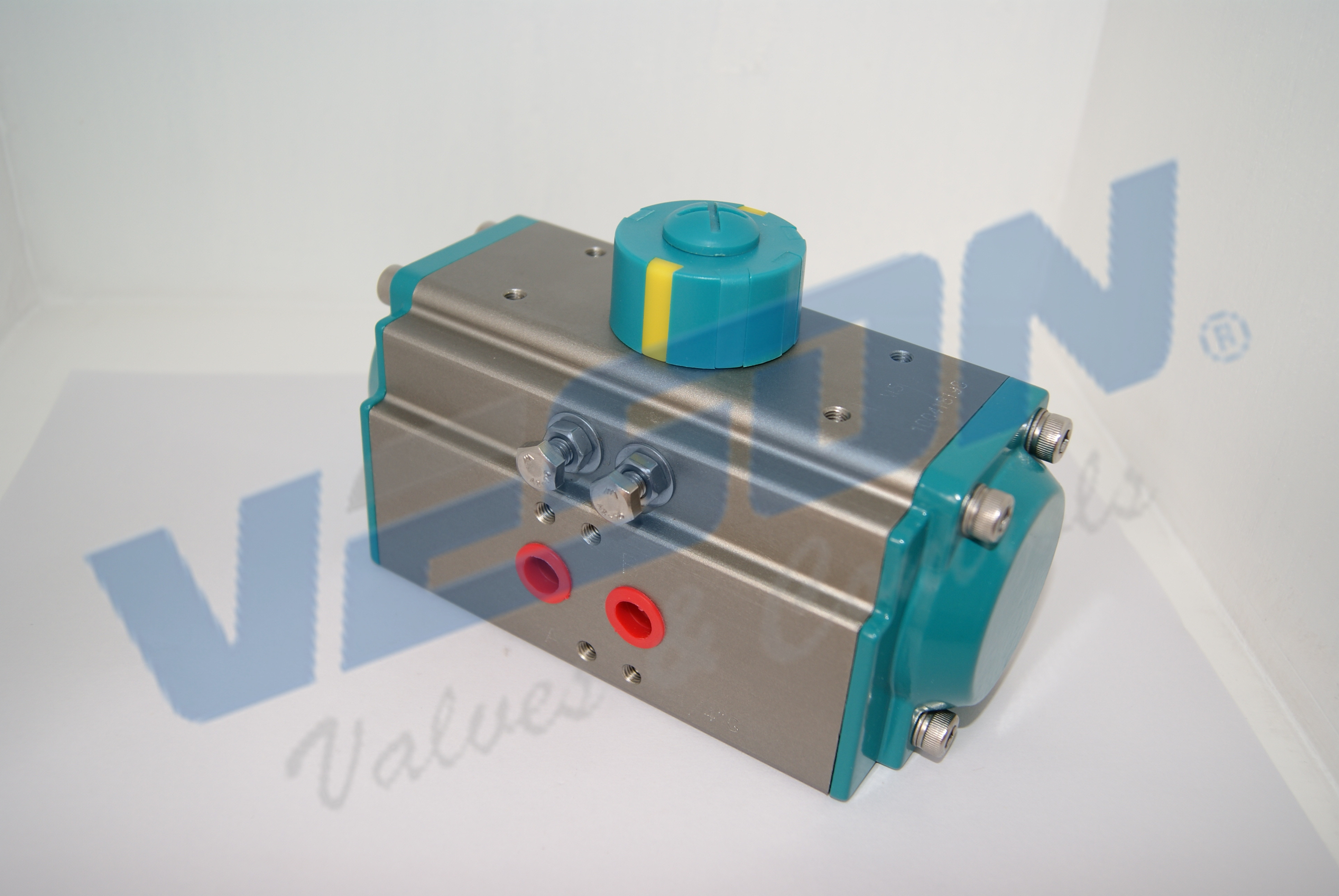 Quarter Turn Pneumatic Air Actuator 3 Position Part Rotary Air Spring ...
