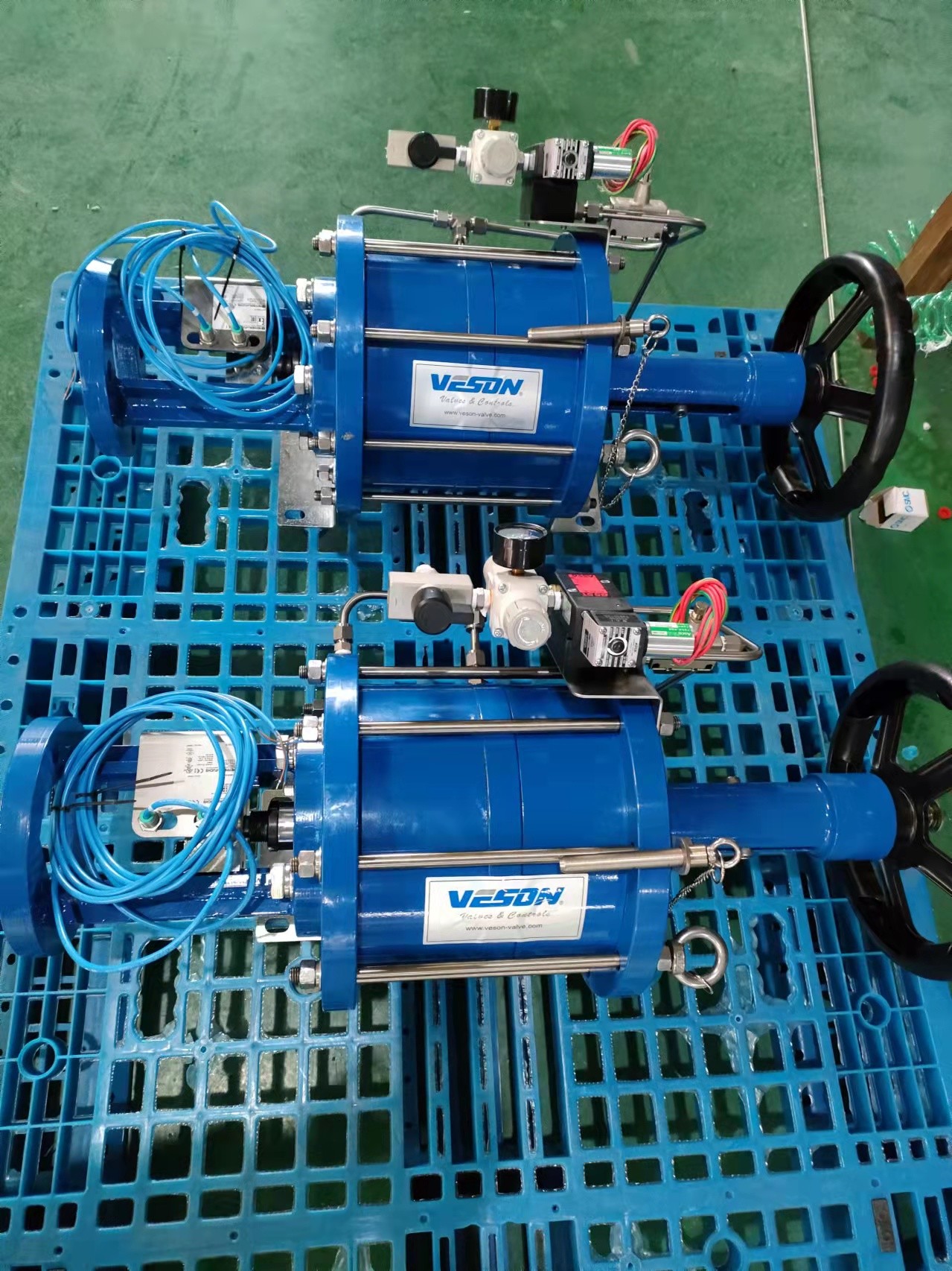 ISO Linear Pneumatic Actuator Handwheel Gate Valve Pneumatic Actuator