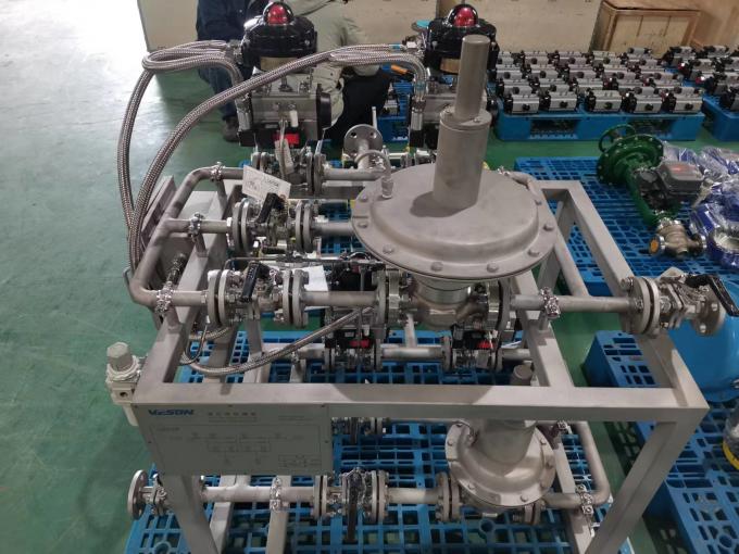 Valve Skid Mounted Pressure Reducing Steam Valve Manifolds Mounted ...
