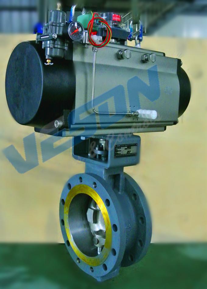 304 SS Presentation Dampers Pneumatic Butterfly Valve Presenting Double ...